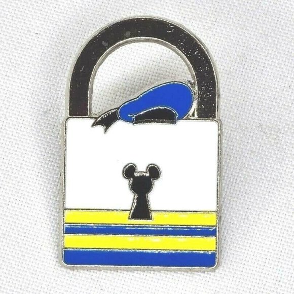 Disney | Other | Donald Duck Lock Padlock Pin With Purchase Collection ...